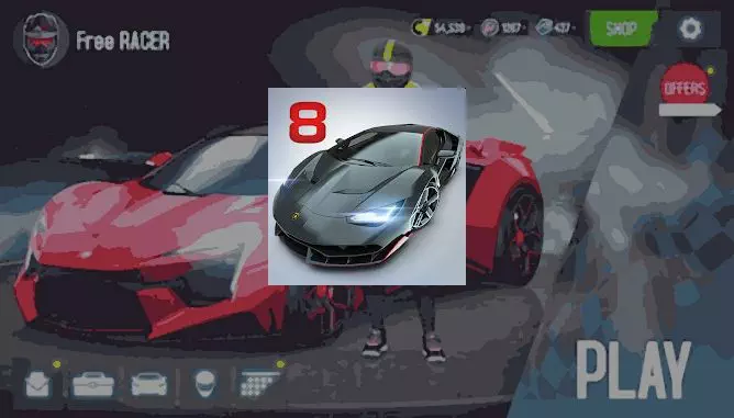 ASPHALT 8 AIRBORNE MOD APK (Online) - MODAPKU.COM